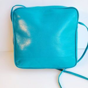 next | Bags | Next Blue Calfskin Leather Shoulder Bag | Poshmark